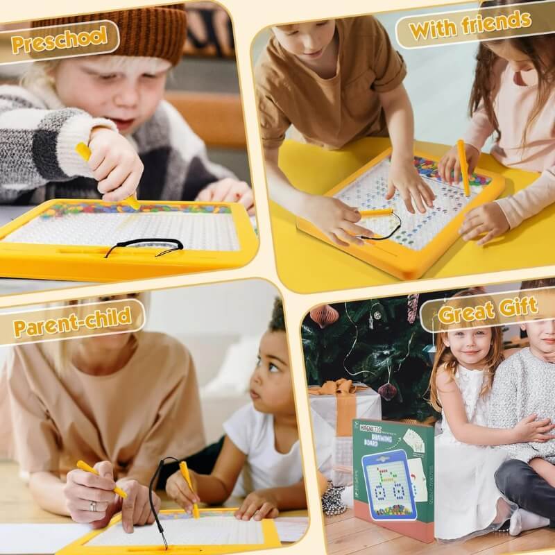 Magnetic Dots Board - Smart Screen-Free Toy – Smartoon Kids